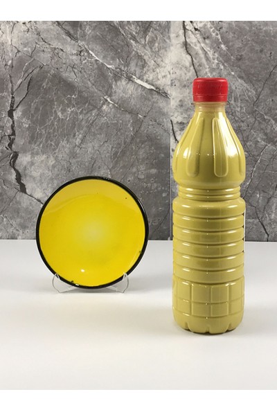 Çini Seramik Boyaları Hazır Çini Seramik Boyası 250 cc Açık Sarı