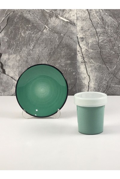 Çini Seramik Boyaları Hazır Çini Seramik Boyası 100 cc Buz Yeşili