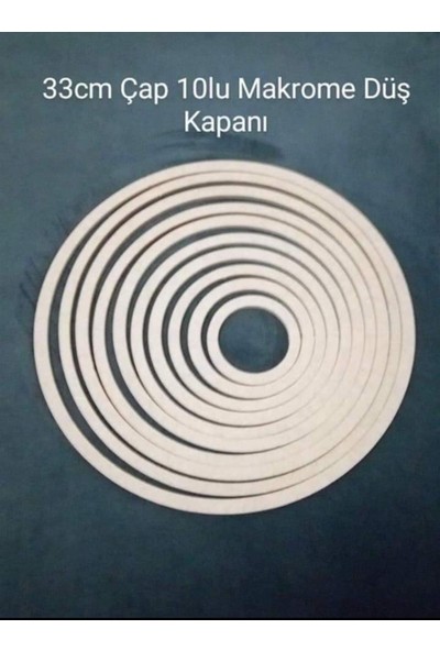 Cindy Makrome Dekoratif Kasnak 33 cm Çağında Düş Kapanı Cindy Makrome Dekoratif Kasnak 33 cm Çağında Düş Kapanı