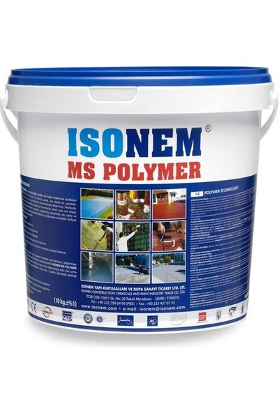 Isonem Ms Polymer Beyaz 5 kg Isonem Ms Polymer Beyaz 5 kg