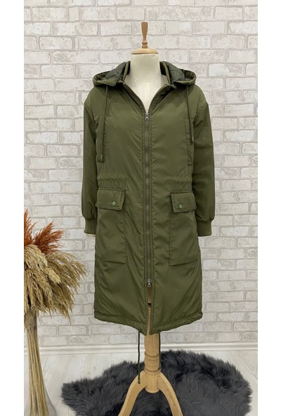 Poriento Kadın Su Itici Özellikli Uzun Mont