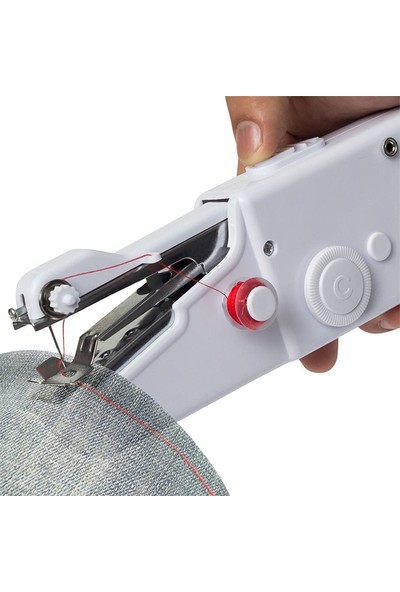 Tuğra Ticaret Handy Stitch Mini Dikiş Makinası Iğne Pafta 4 Çelik Bobinli Set Tuğra Ticaret Handy Stitch Mini Dikiş Makinası Iğne Pafta 4 Çelik Bobinli Set