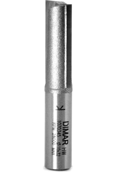 Dimar Freze Bıçağı D:10 B:32 L:64 S:8 mm Z:2