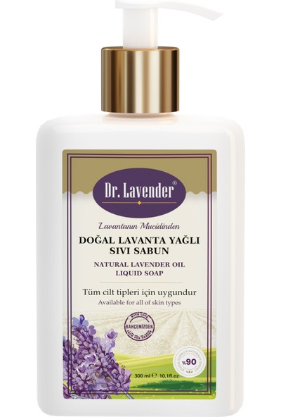 Dr. Lavender Doğal Bitkisel Lavanta Yağlı Sıvı Sabun 300 gr Dr. Lavender Doğal Bitkisel Lavanta Yağlı Sıvı Sabun 300 gr