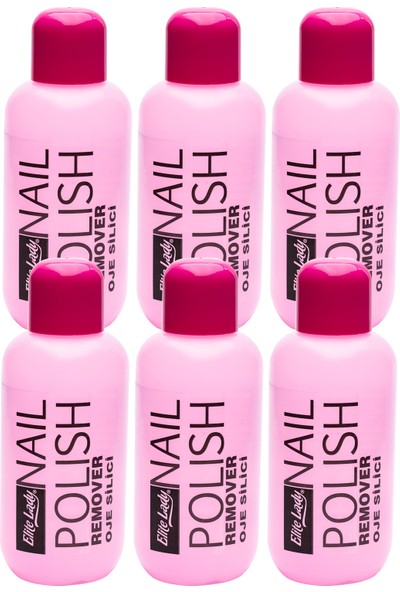 Elite Lady Ekstra Güçlü Aseton 200 ml x 6 Adet