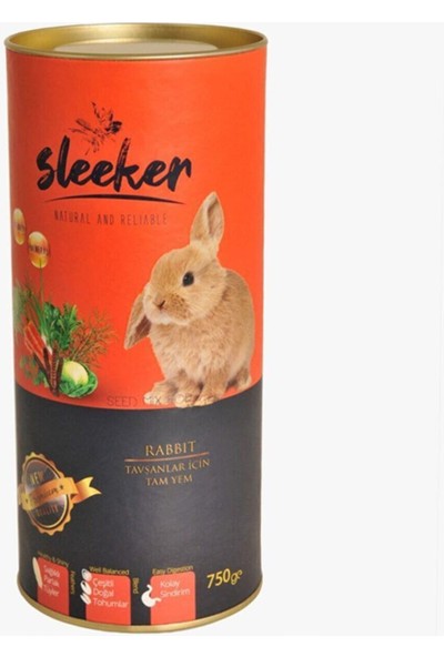 Sleeker Tavşan Yemi 750 gr