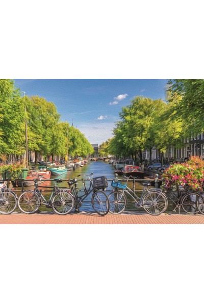 Art Puzzle Amsterdam Kanalı - 2000 Parça 5480 Art Puzzle Amsterdam Kanalı - 2000 Parça 5480