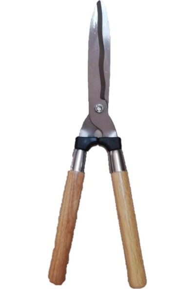 Flying 13012B-A Çit Budama Makası Dalgalı 20 cm Ahşap Saplı