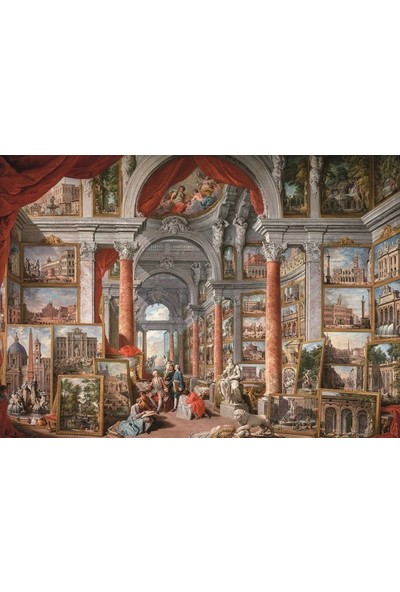 Art Puzzle Modern Roma Manzaralı Resim Galerisi, 1757 - 2000 Parça 5479 Art Puzzle Modern Roma Manzaralı Resim Galerisi, 1757 - 2000 Parça 5479