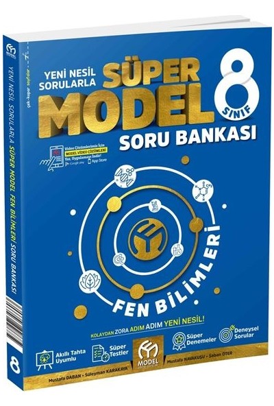 Model Yayınevi 8.Sınıf Süper Fen Bilimleri Yeni Nesil Soru Bankası Model Yayınevi 8.Sınıf Süper Fen Bilimleri Yeni Nesil Soru Bankası