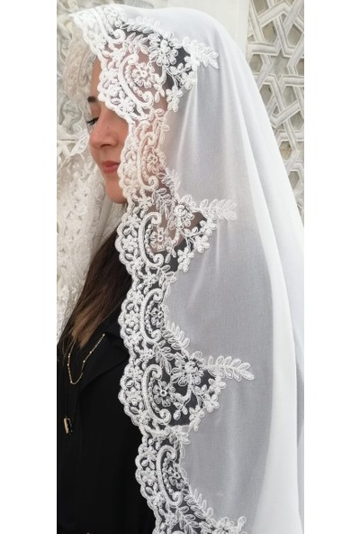 Lady Rio Mevlit Şalı Fransız Dantelli Mevlit Örtüsü ,şal,bebek Mevlidi Lady Rio Mevlit Şalı Fransız Dantelli Mevlit Örtüsü ,şal,bebek Mevlidi