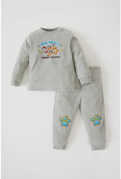 DeFacto Erkek Bebek PAW Patrol Lisanslı Pamuklu Uzun Kollu Pijama Takım W3095A221WN DeFacto Erkek Bebek PAW Patrol Lisanslı Pamuklu Uzun Kollu Pijama Takım W3095A221WN