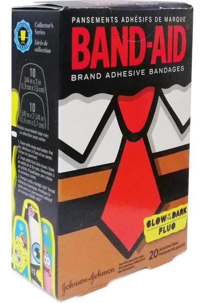 Band Aid Glow In The Dark Fluo Yara Bandı 20 Adet Karışık Ölçü