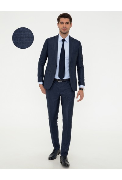 Pierre Cardin Lacivert Süper Slim Takım Elbise 50251550-VR033