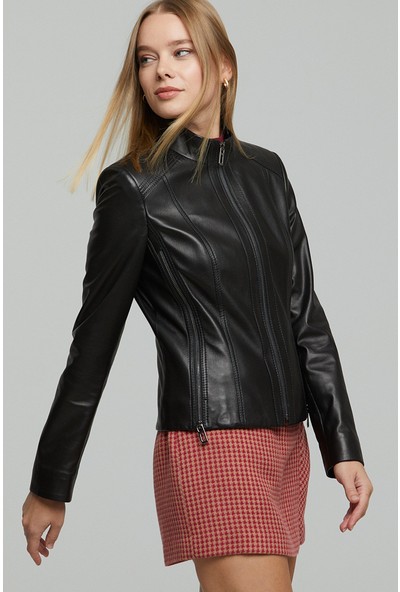 Derimod Venıce Kadın Deri Ceket Derimod Venıce Kadın Deri Ceket