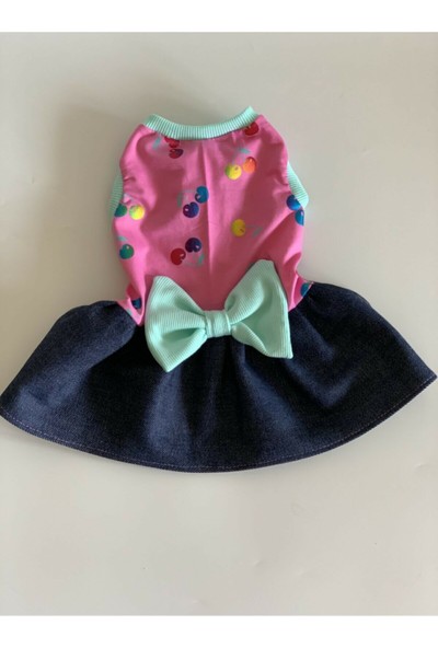 Aria Pet Butik Desenli Kolsuz Köpek Kedi Elbise Aria Pet Butik Desenli Kolsuz Köpek Kedi Elbise