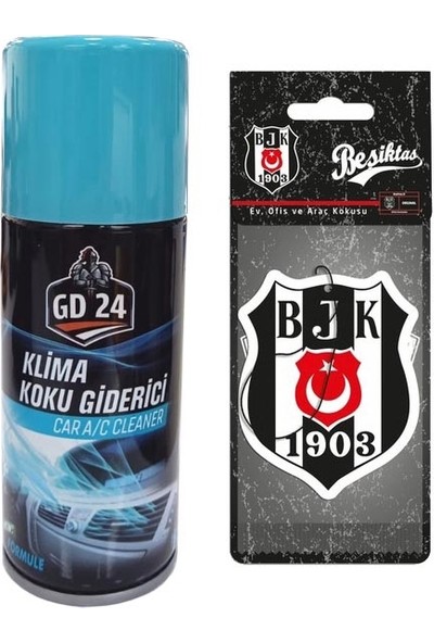 GD24 Araç Klima Bombası Okyanus + Lisanslı Beşiktaş Taraftar Kokusu GD24 Araç Klima Bombası Okyanus + Lisanslı Beşiktaş Taraftar Kokusu