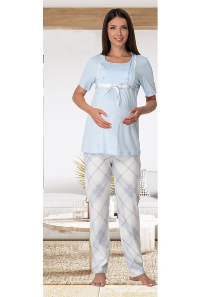 Effort Pijama Effortt Lohusa Emzirme Pijama Takımı Effort Pijama Effortt Lohusa Emzirme Pijama Takımı