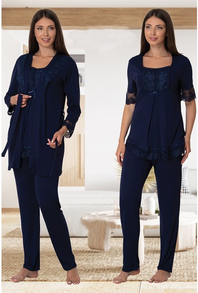 Effort Pijama Efortt Emzirme Özellikli Lohusa 3'lü Takım