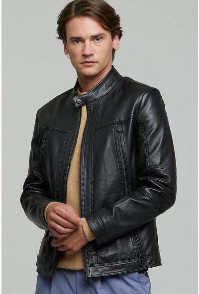 Derimod Butler Erkek Deri Ceket Derimod Butler Erkek Deri Ceket