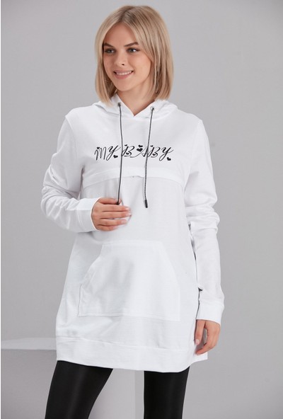 Görsin Hamile Görsin Emzirme Özellikli Hamile Sweatshirt