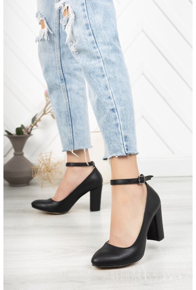 Ayakkabı Havuzu Topuklu Ayakkabı - Siyah Cilt - Ayakkabı Havuzu