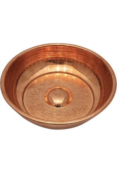 Kayseri Bakırcılık Hamam Tası Bakır , Işlemeli Küçük Kırmızı Kayseri Bakırcılık Hamam Tası Bakır , Işlemeli Küçük Kırmızı