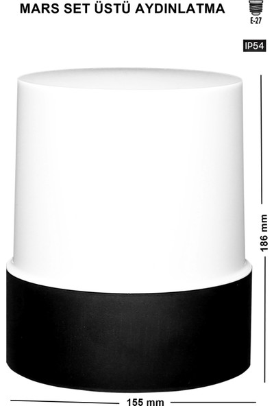 Ucuz Geldi Mars Tavan - Set Üstü Bahçe Lambası Zita Bahçe Aydınlatması 19 Cm Bahçe Armatürü Ucuz Geldi Mars Tavan - Set Üstü Bahçe Lambası Zita Bahçe Aydınlatması 19 Cm Bahçe Armatürü