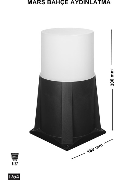 Zita Bahçe Aydınlatması Mars Bahçe Aydınlatma Set Üstü Yer Lambası Zita Bahçe Aydınlatması Mars Bahçe Aydınlatma Set Üstü Yer Lambası