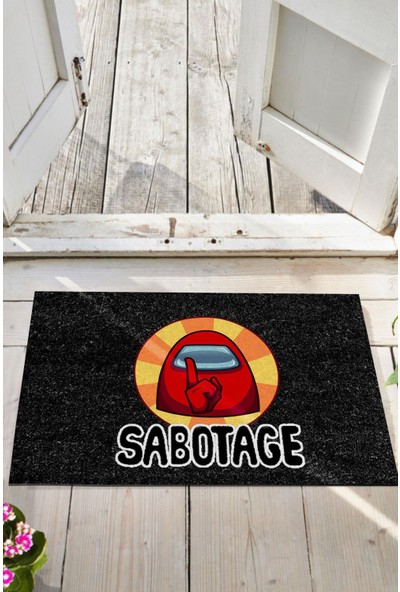 Buket Home Sabotage Kapı Önü Paspası Dekoratif Kapı Paspası Dış Mekân Paspas Ev Içi Paspası 45X70CM Buket Home Sabotage Kapı Önü Paspası Dekoratif Kapı Paspası Dış Mekân Paspas Ev Içi Paspası 45X70CM