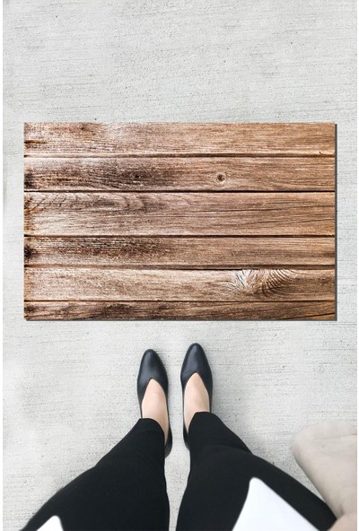 Buket Home Ahşap Baskılı Kapı Önü Paspası Dekoratif Kapı Paspası Dış Mekân Paspas Ev Içi Paspası 45X70CM Buket Home Ahşap Baskılı Kapı Önü Paspası Dekoratif Kapı Paspası Dış Mekân Paspas Ev Içi Paspası 45X70CM