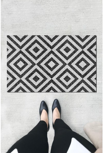 Buket Home Kapı Önü Paspası Dekoratif Kapı Paspası Dış Mekân Paspas Ev Içi Paspası 45X70CM