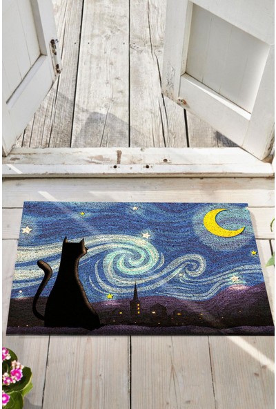 Buket Home Kapı Önü Paspası Dekoratif Kapı Paspası Dış Mekân Paspas Ev Içi Paspası 45X70CM