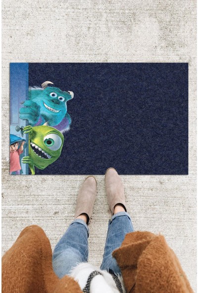 Buket Home Sevimli Canavarlar Kapı Önü Paspası Dekoratif Kapı Paspası Dış Mekân Paspas Ev Içi Paspası 45X70CM Buket Home Sevimli Canavarlar Kapı Önü Paspası Dekoratif Kapı Paspası Dış Mekân Paspas Ev Içi Paspası 45X70CM