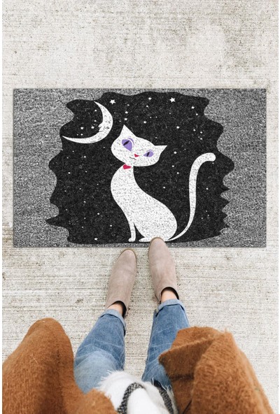 Buket Home Kapı Önü Paspası Dekoratif Kapı Paspası Dış Mekân Paspas Ev Içi Paspası 45X70CM