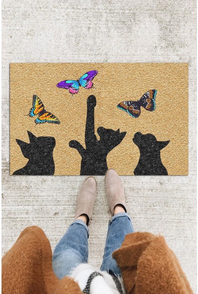 Buket Home Kapı Önü Paspası Dekoratif Kapı Paspası Dış Mekân Paspas Ev Içi Paspası 45X70CM Buket Home Kapı Önü Paspası Dekoratif Kapı Paspası Dış Mekân Paspas Ev Içi Paspası 45X70CM