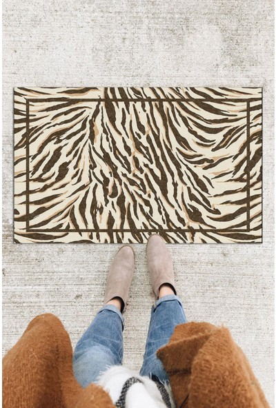Buket Home Zebra Kapı Önü Paspası Dekoratif Kapı Paspası Dış Mekân Paspas Ev Içi Paspası 45X70CM Buket Home Zebra Kapı Önü Paspası Dekoratif Kapı Paspası Dış Mekân Paspas Ev Içi Paspası 45X70CM
