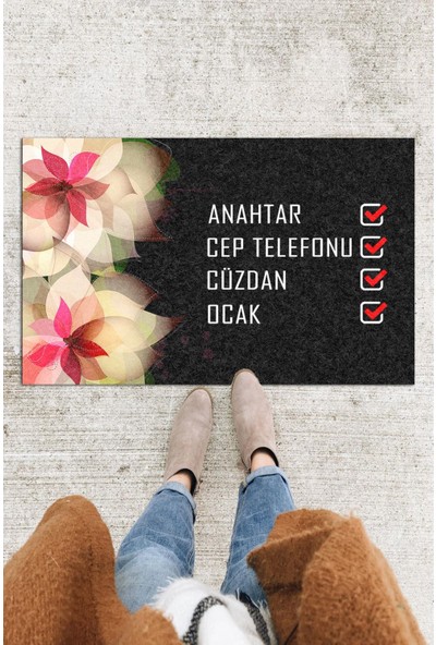 Buket Home Kapı Önü Paspası Dekoratif Kapı Paspası Dış Mekân Paspas Ev Içi Paspası 45X70CM Buket Home Kapı Önü Paspası Dekoratif Kapı Paspası Dış Mekân Paspas Ev Içi Paspası 45X70CM
