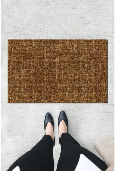 Buket Home Kapı Önü Paspası Dekoratif Kapı Paspası Dış Mekân Paspas Ev Içi Paspası 45X70CM