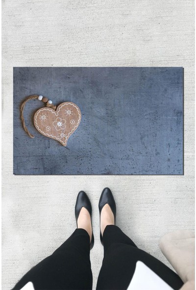 Buket Home Kalp Kapı Önü Paspası Dekoratif Kapı Paspası Dış Mekân Paspas Ev Içi Paspası 45X70CM Buket Home Kalp Kapı Önü Paspası Dekoratif Kapı Paspası Dış Mekân Paspas Ev Içi Paspası 45X70CM