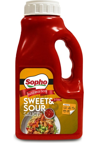 Sopho Sweet Sour Sauce (Tatlı Ekşi Sos) 2,15 kg Sopho Sweet Sour Sauce (Tatlı Ekşi Sos) 2,15 kg
