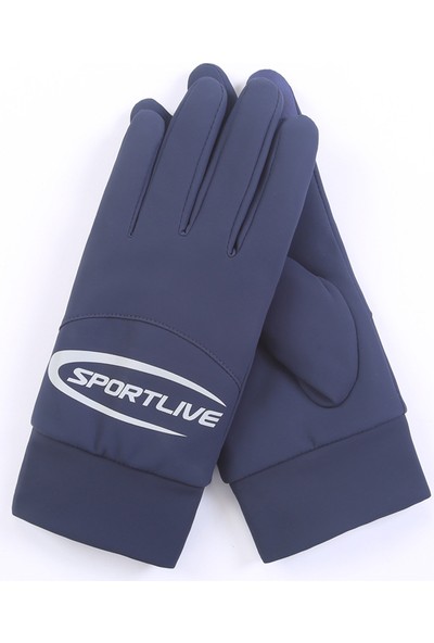 Qualife Kadife Kalınlaştırılmış Su ve Rüzgar Geçirmez Eldivenler (Yurt Dışından)