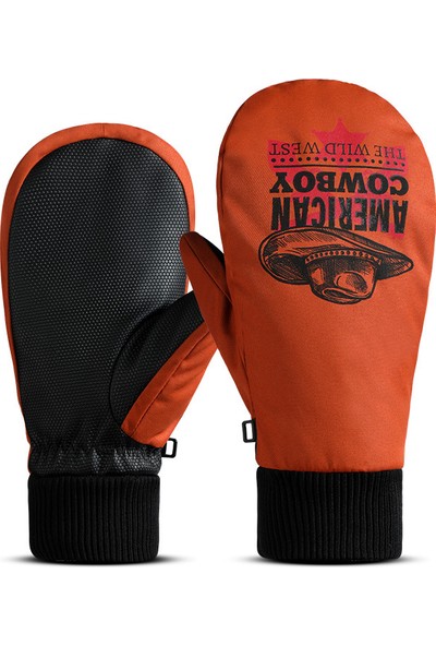 Qualife Kadife Kalınlaştırılmış Su ve Rüzgar Geçirmez Eldivenler (Yurt Dışından)