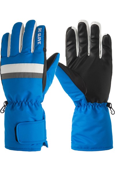 Qualife Kadife Kalınlaştırılmış Su ve Rüzgar Geçirmez Eldivenler (Yurt Dışından)