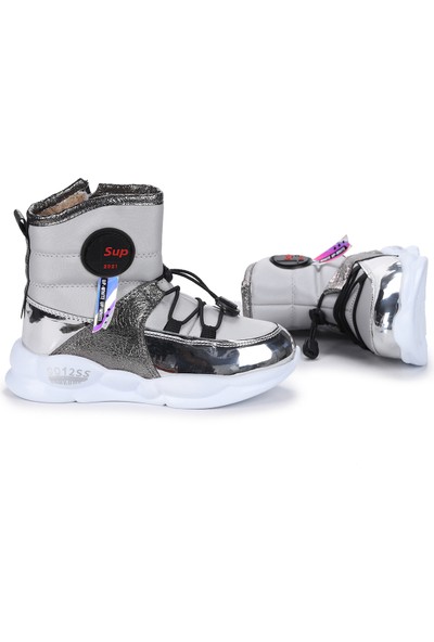 Kiko Kids Kiko Twg 7580 Kışlık Içi Termal Kürklü Işıklı Kız Çocuk Bot Ayakkabı Gümüş - Gri Kiko Kids Kiko Twg 7580 Kışlık Içi Termal Kürklü Işıklı Kız Çocuk Bot Ayakkabı Gümüş - Gri