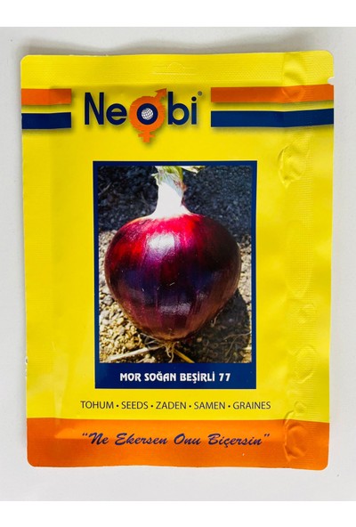 Neobi Tohumculuk Soğan Tohumu Mor Beşirli 77 10GR Neobi Tohumculuk Soğan Tohumu Mor Beşirli 77 10GR