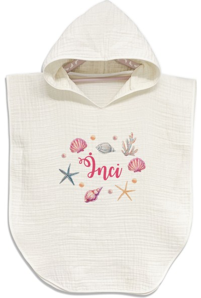 Tuğba Kuğu 4 Kat Müslin Panço - For Baby Tuğba Kuğu 4 Kat Müslin Panço - For Baby