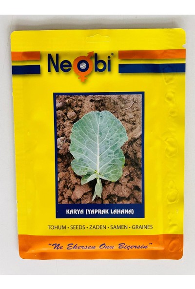 Neobi Tohumculuk Lahana Karya Yaprak 10GR Neobi Tohumculuk Lahana Karya Yaprak 10GR