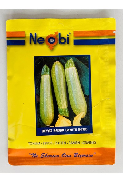 Neobi Tohumculuk Kabak Tohumu Beyaz Sakız 10GR Neobi Tohumculuk Kabak Tohumu Beyaz Sakız 10GR