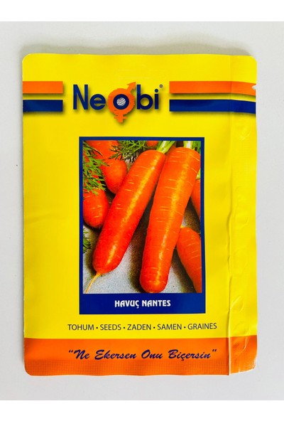 Neobi Tohum Havuç Nantes 10GR Neobi Tohum Havuç Nantes 10GR
